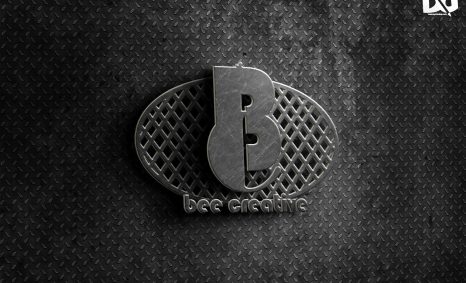 3D Black Design PSD Logo Mockups