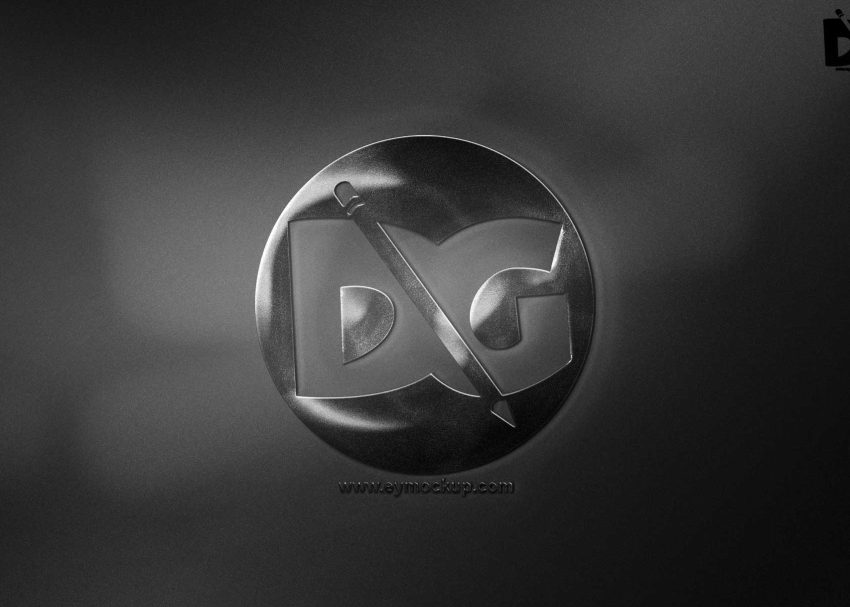 3D Black Logo Mockups Presentation