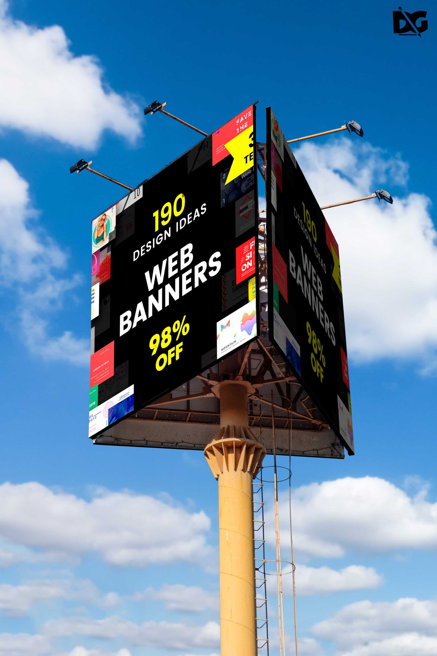 Free 3 Way Street Mockup Download