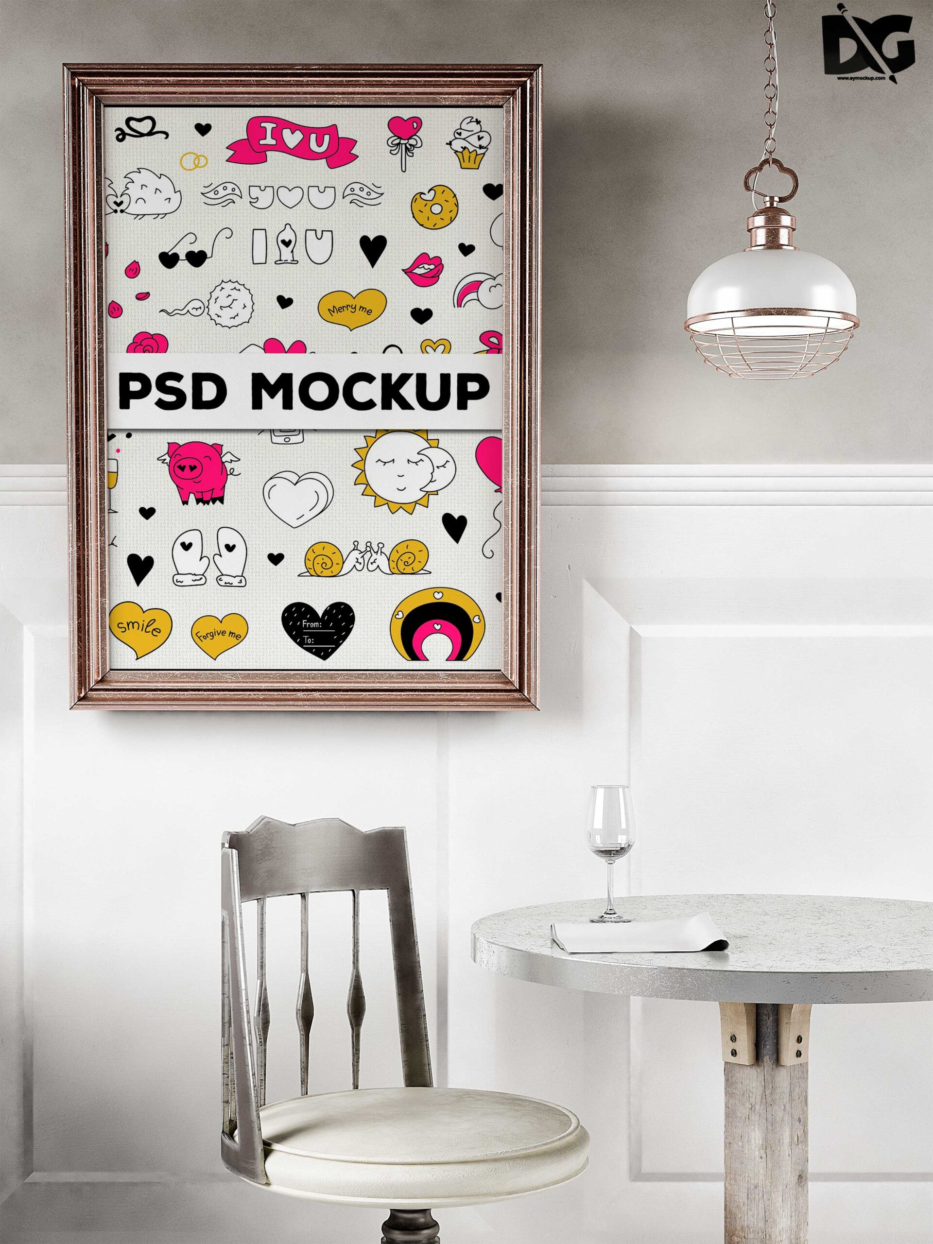 Free Frame Poster Mockups For Designers
