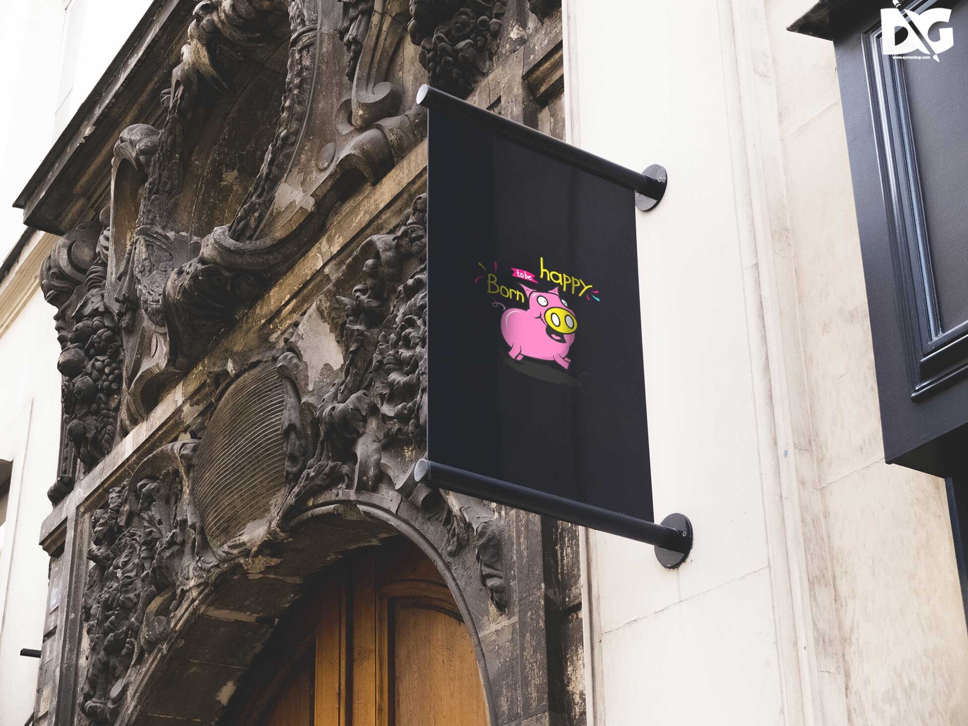 Free Outdoor Poster Mock-up Download