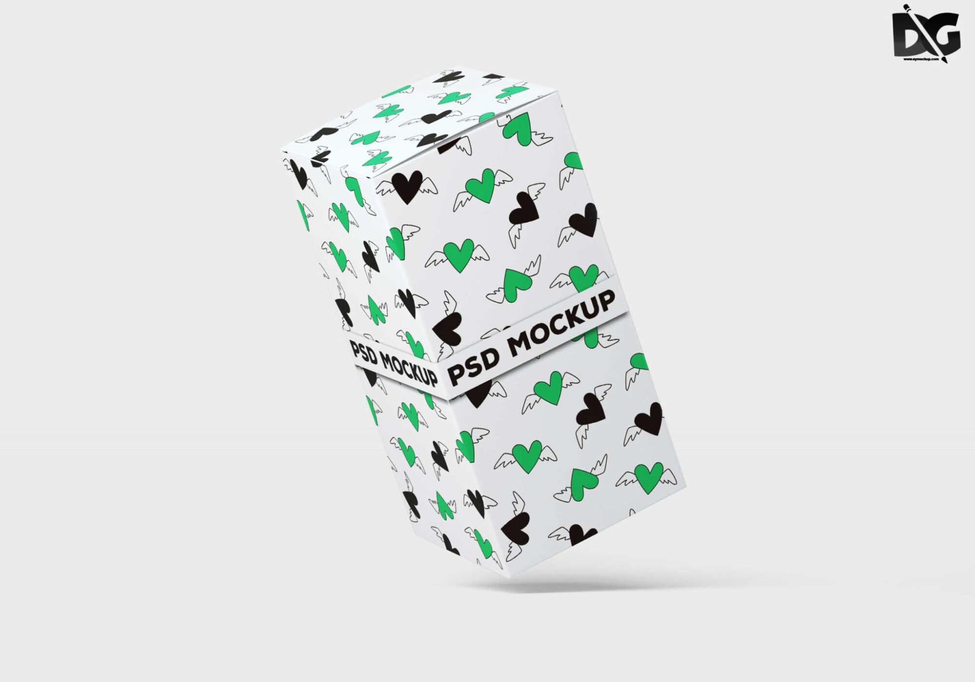 Free Rectangle Box Packaging Mockup Download