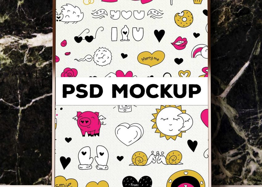 Free Premium Poster Mockup PSD