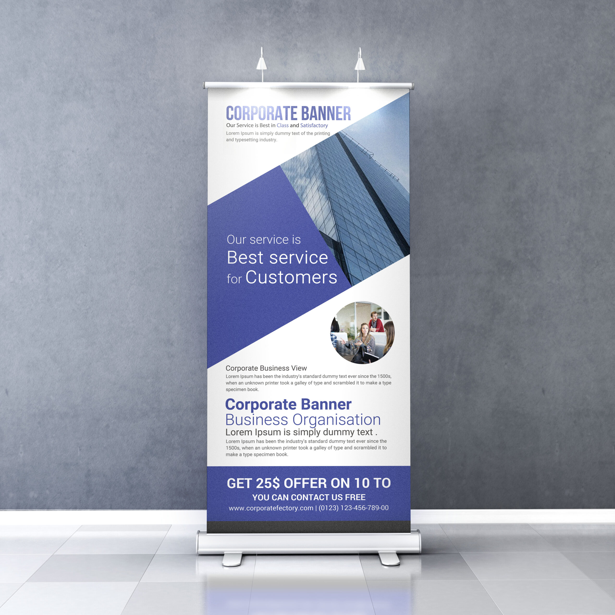 Download Free Roll Up Banner Template