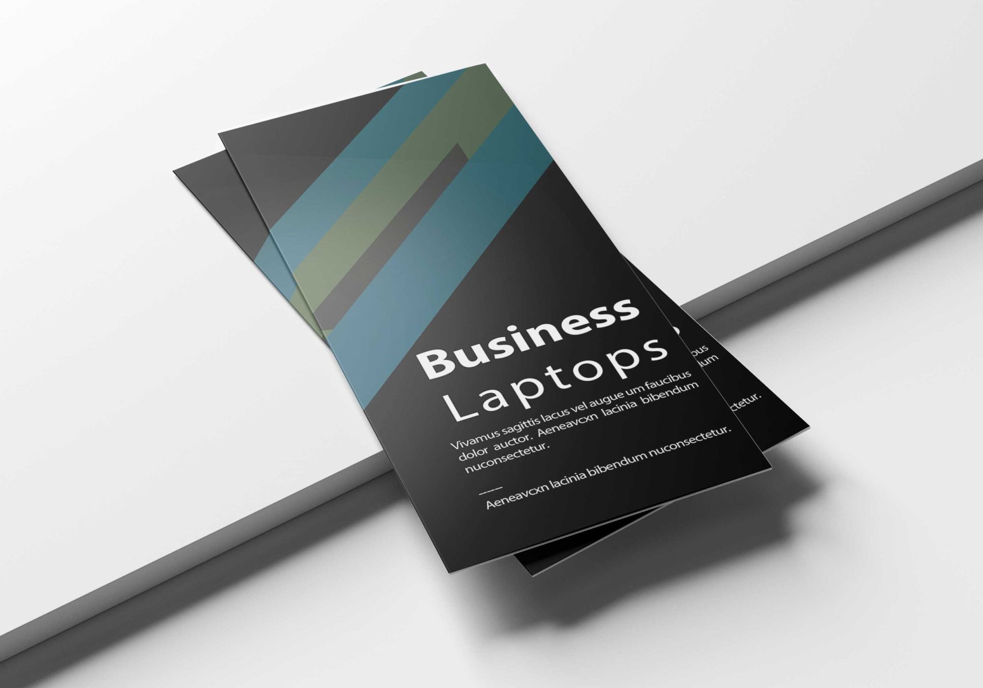 Free Tri-Fold Brochure Template For Laptops