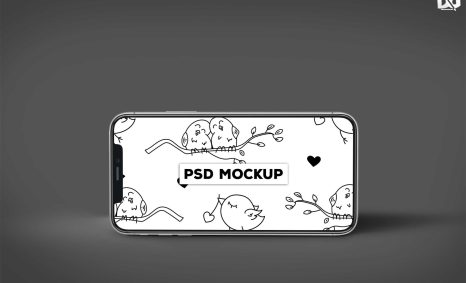 Front Tilt Logo Mockup