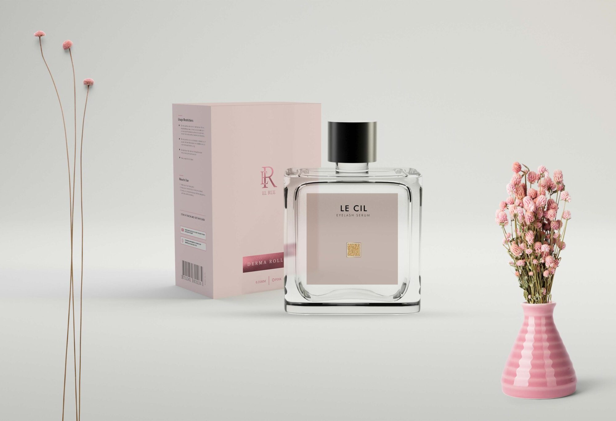 Stylish Premium Packaging Label Mockup