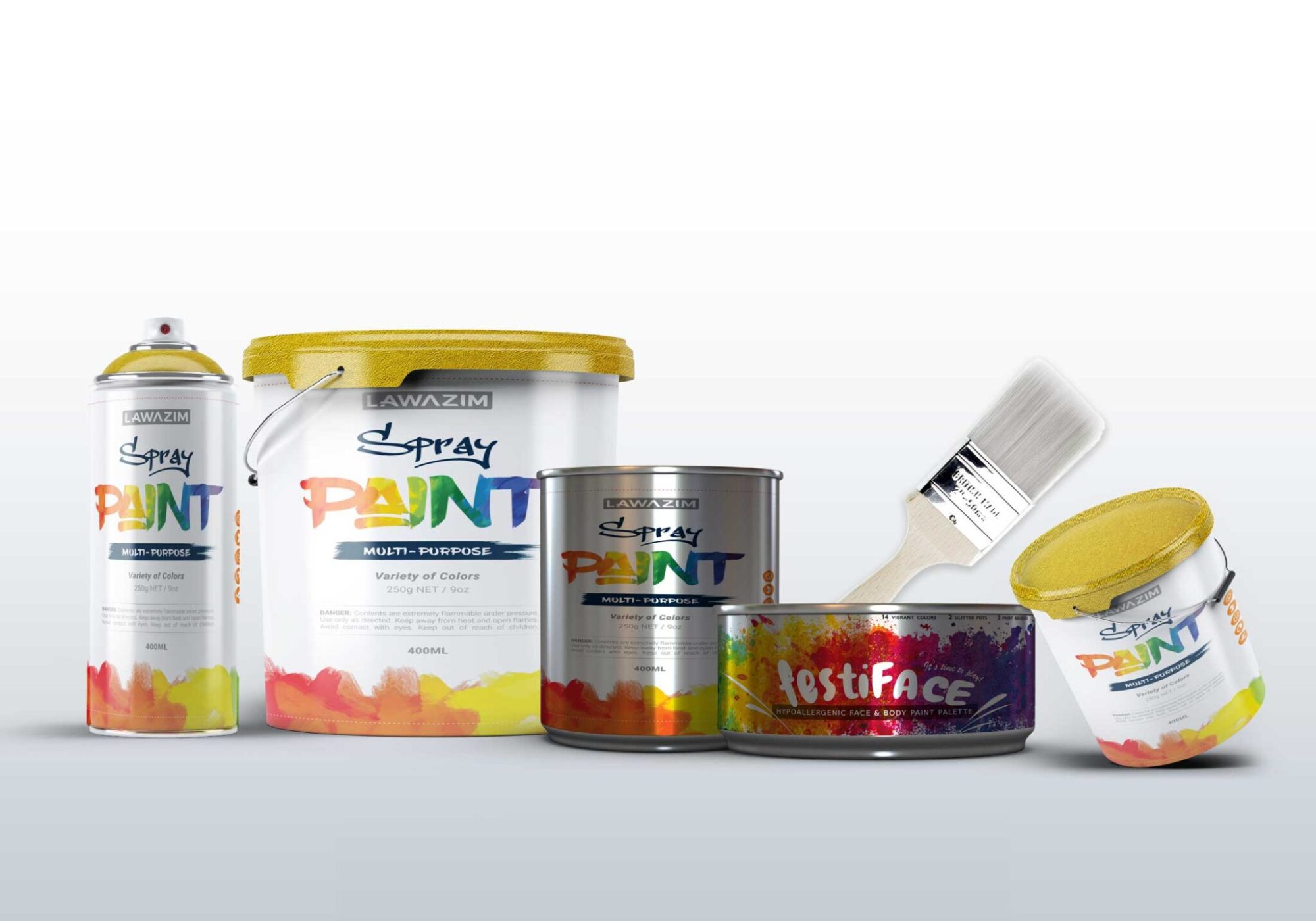 Paint Product Mockup For Creatives
