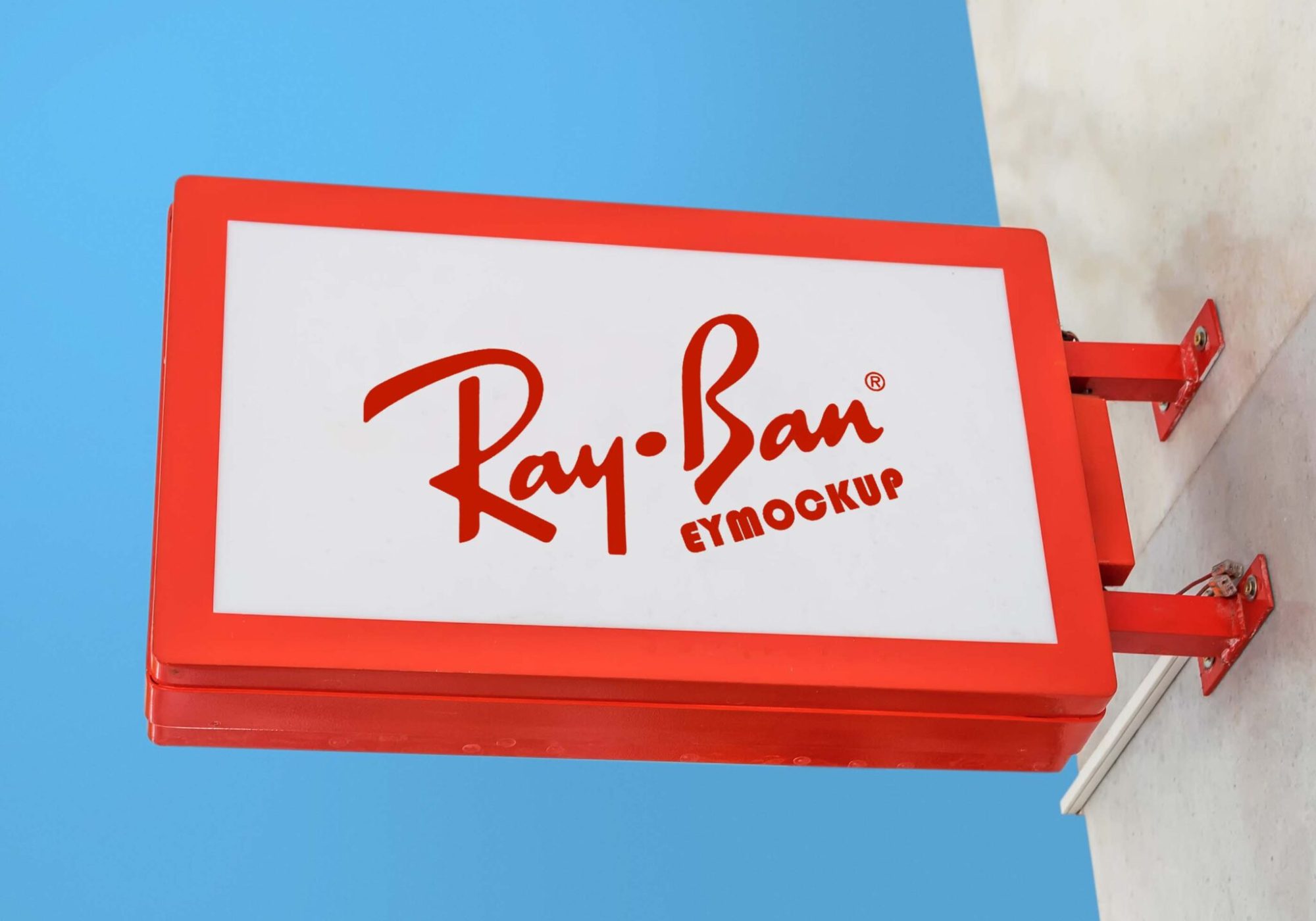 Create Outdoor Sign Logo Mockup Easily
