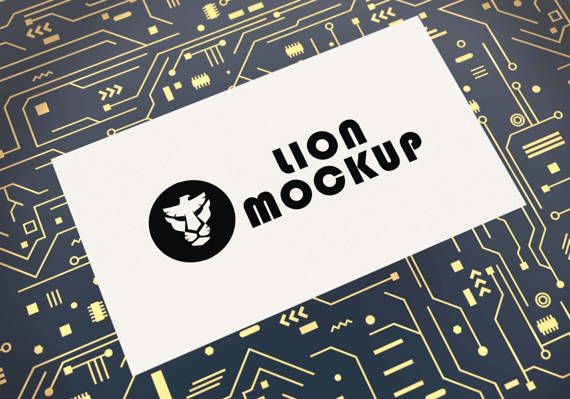 Free Tech Logo Mockups For Designers