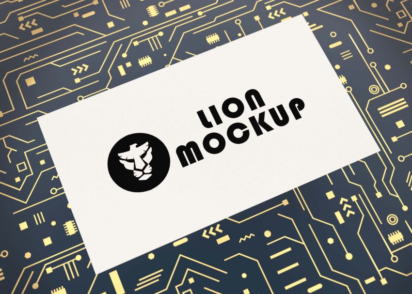 Tech Logo Mockups Free Download