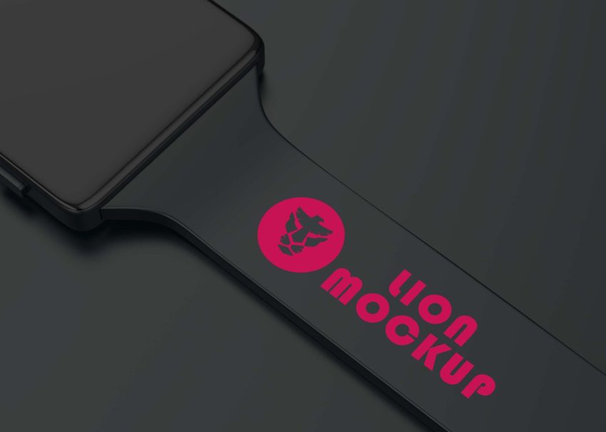 Free Wearable Device Logo Mockup