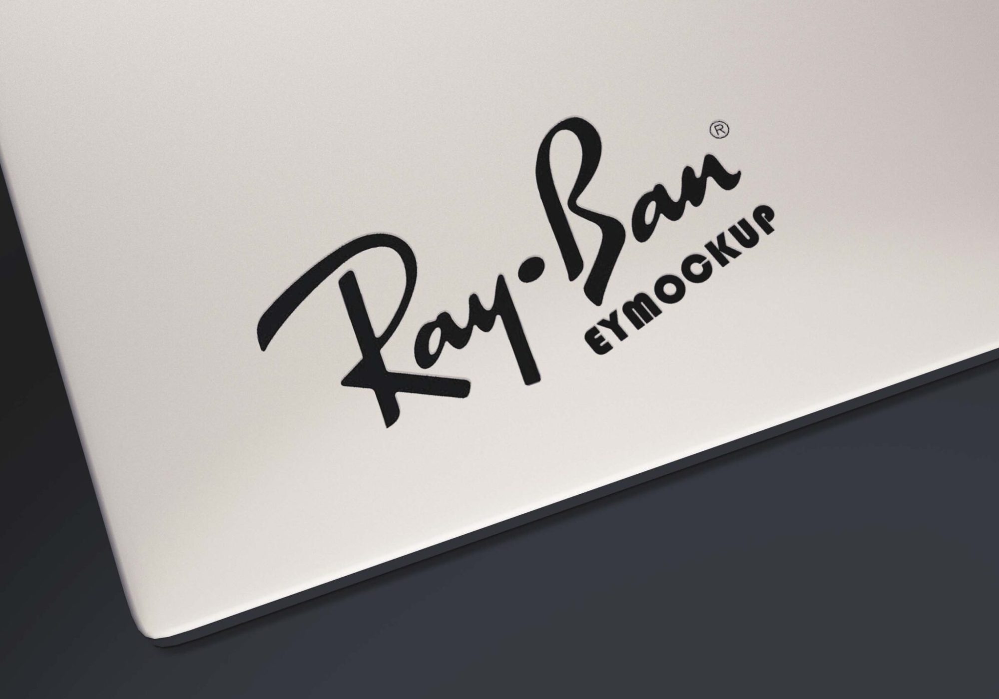 Stylish Black Logo Mockup Download