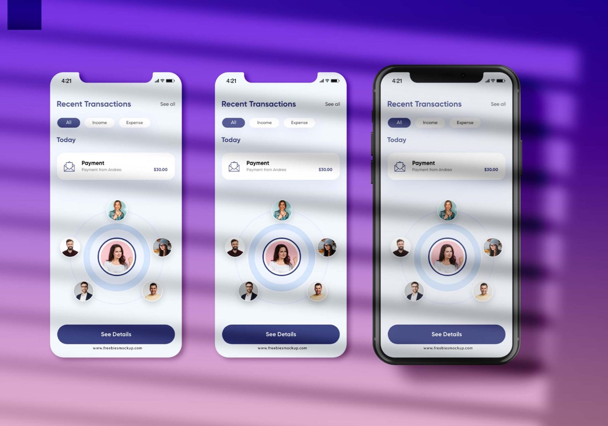 Free E-Commerce Mobile App Mockup Download