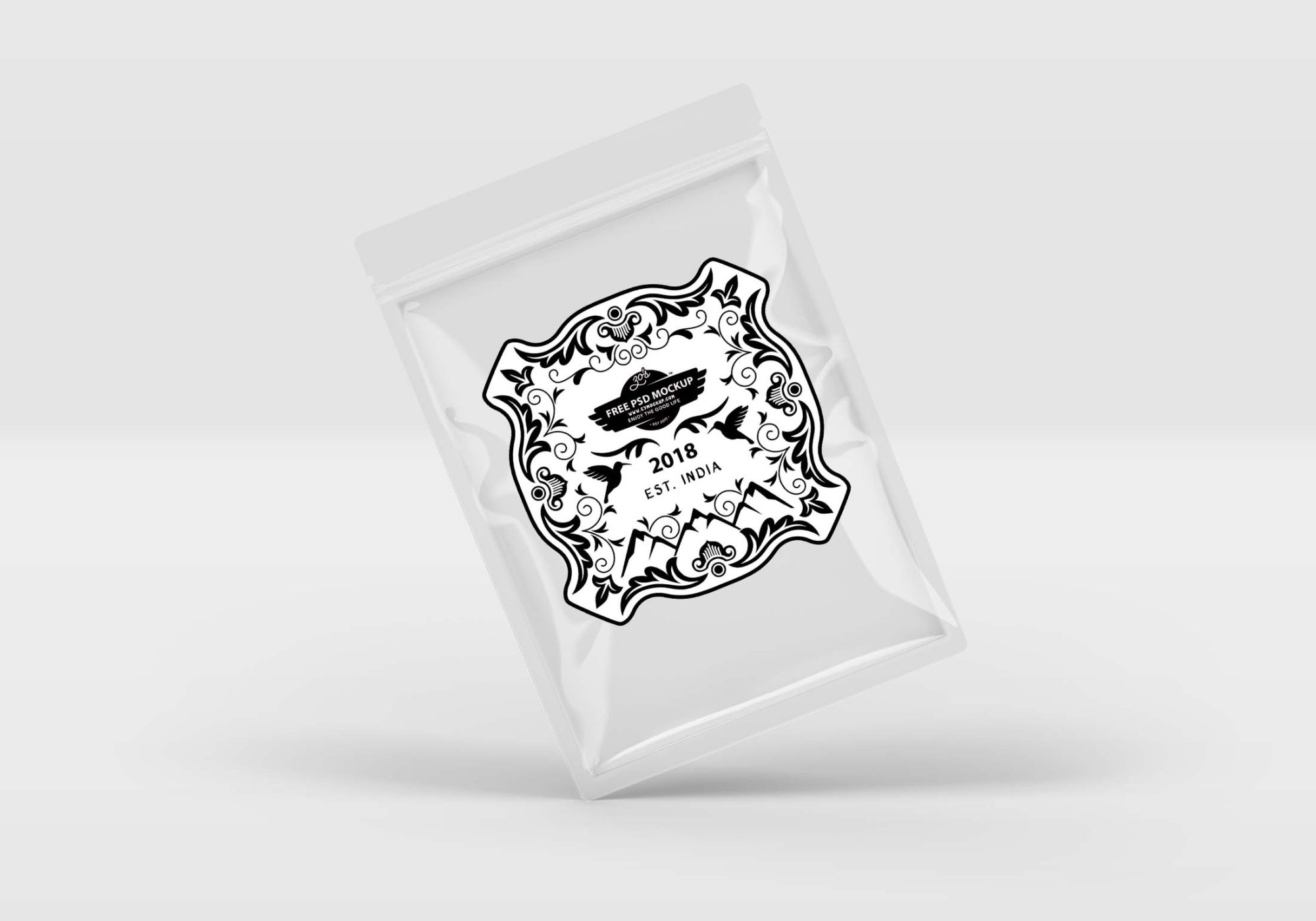 Download Free Transparent Pouch Mockup
