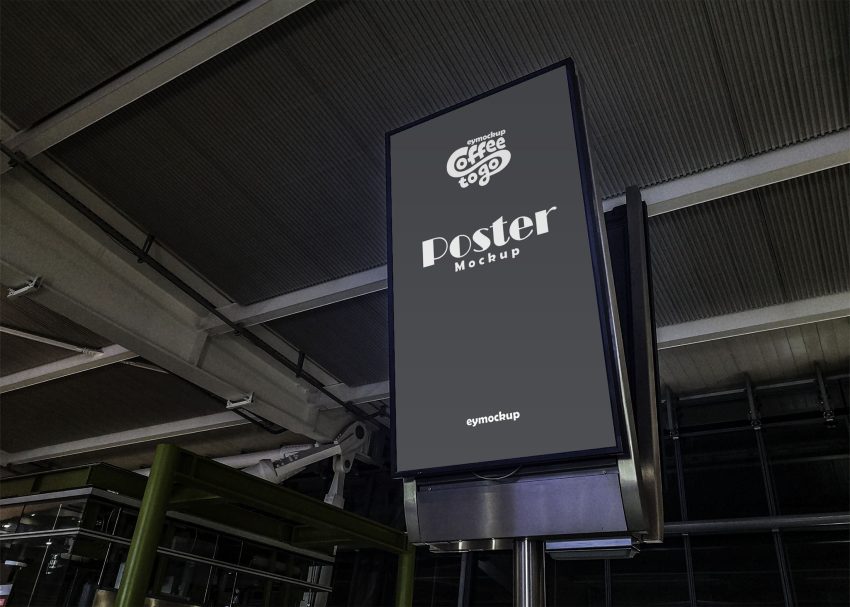 Free Factory Poster Mockup