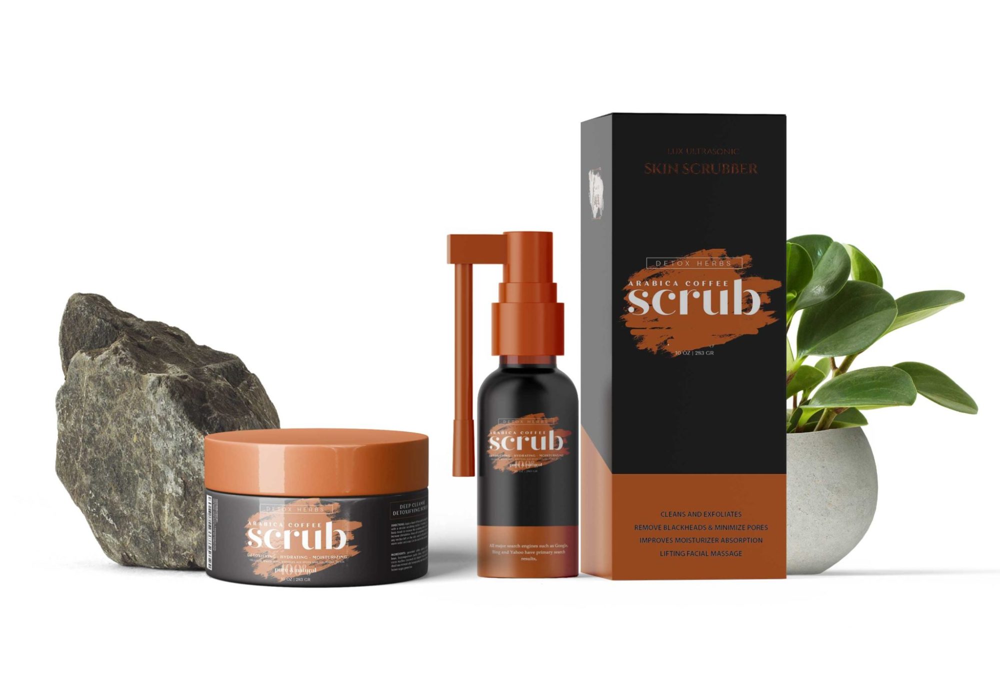 Free Coffee Scrub Mockup Download