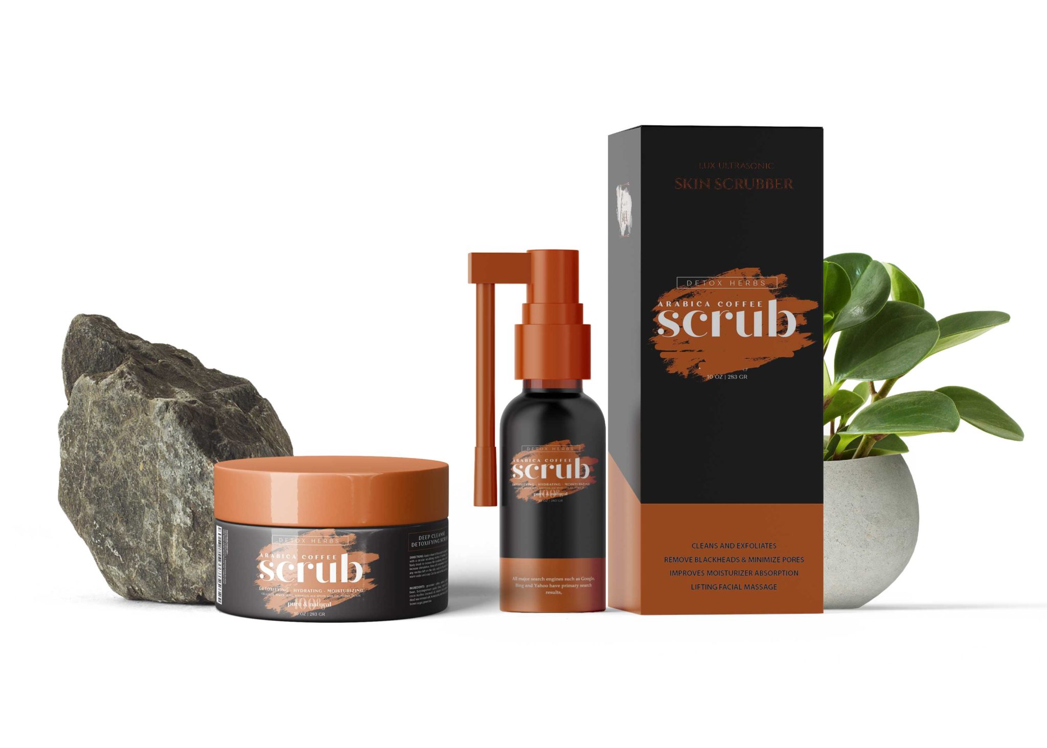 Free Coffee Scrub Mockup Download