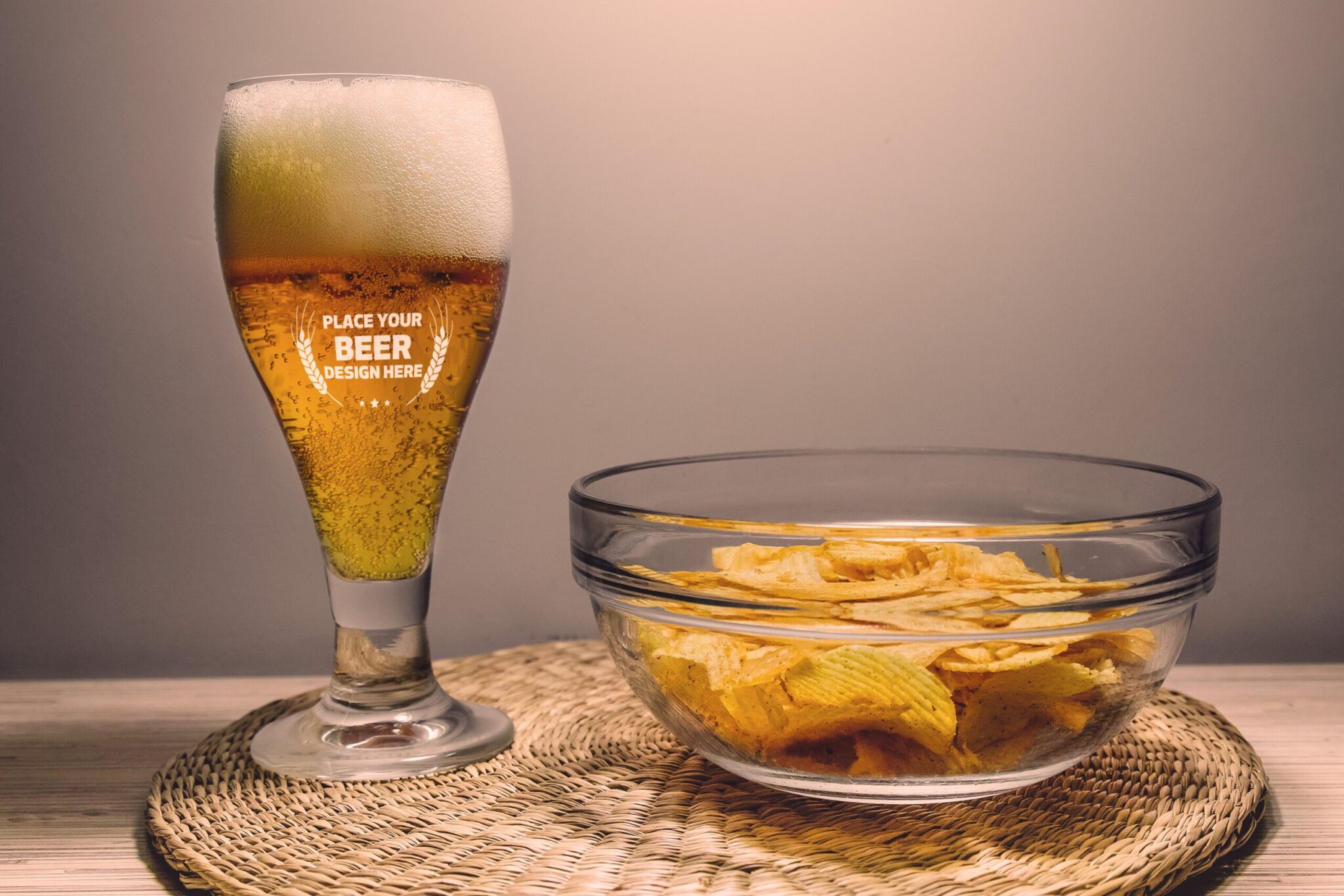 Download Free Beer Cup Mockup Today