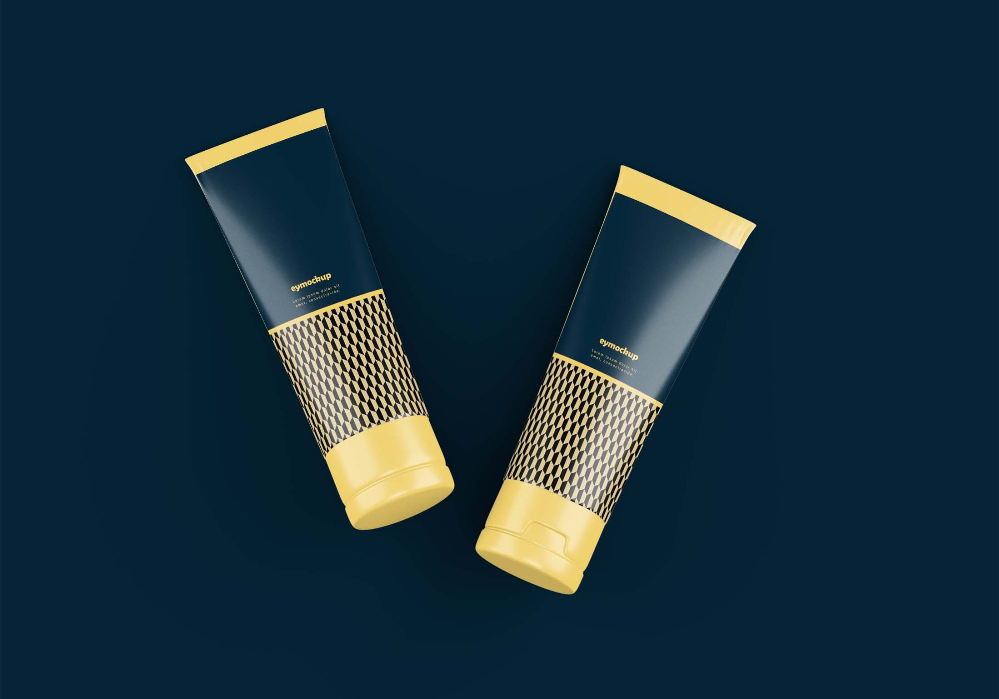 Free Face Wash Tube Mockup Download