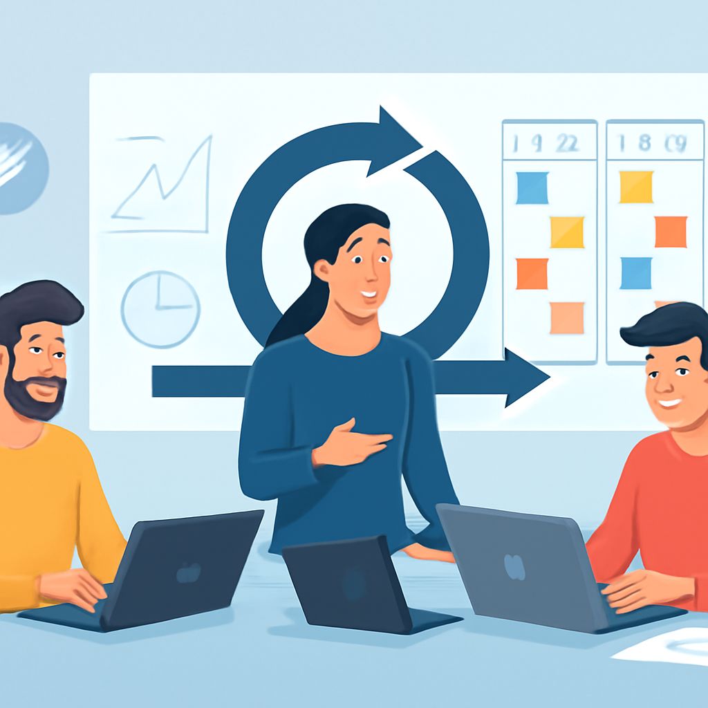 Boost IT Team Efficiency With Agile Methods | PSD Freebies Mockups