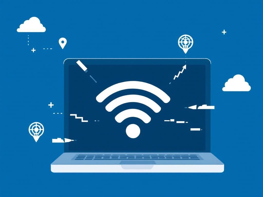 Boost Connectivity With Managed WiFi For Multiple Locations | PSD Freebies Mockups