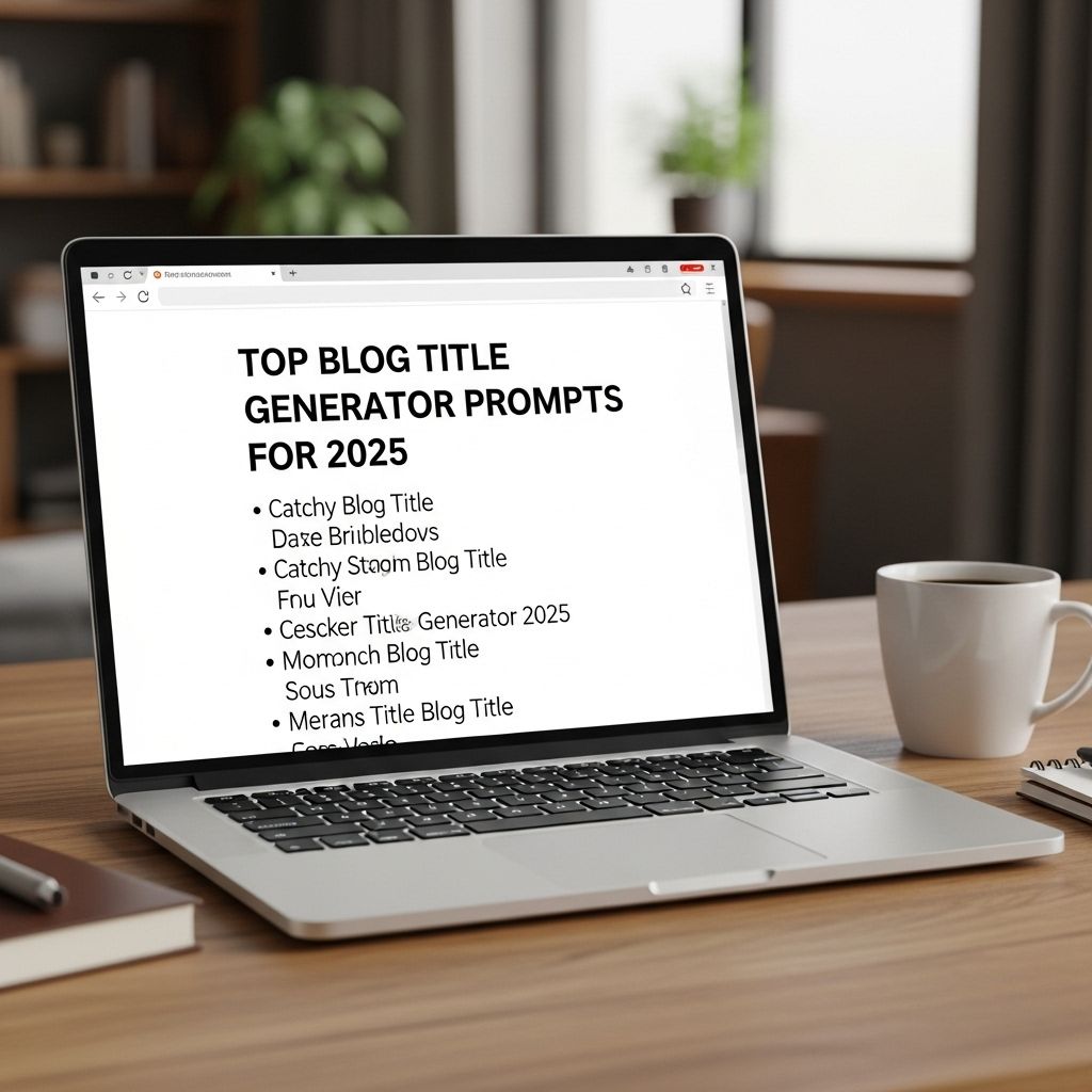 Top Blog Title Generator Prompts For 2025 | PSD Freebies Mockups