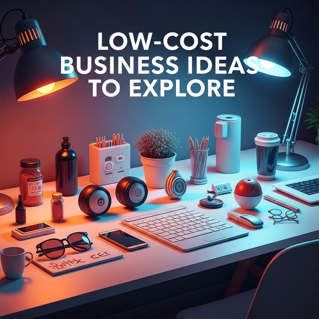 Top Low-Cost Business Ideas To Start Today | PSD Freebies Mockups