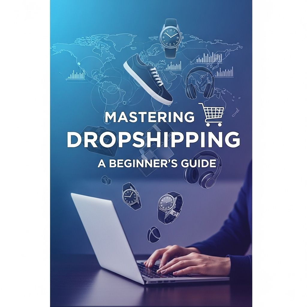 Mastering Dropshipping: A Beginner's Guide | PSD Freebies Mockups