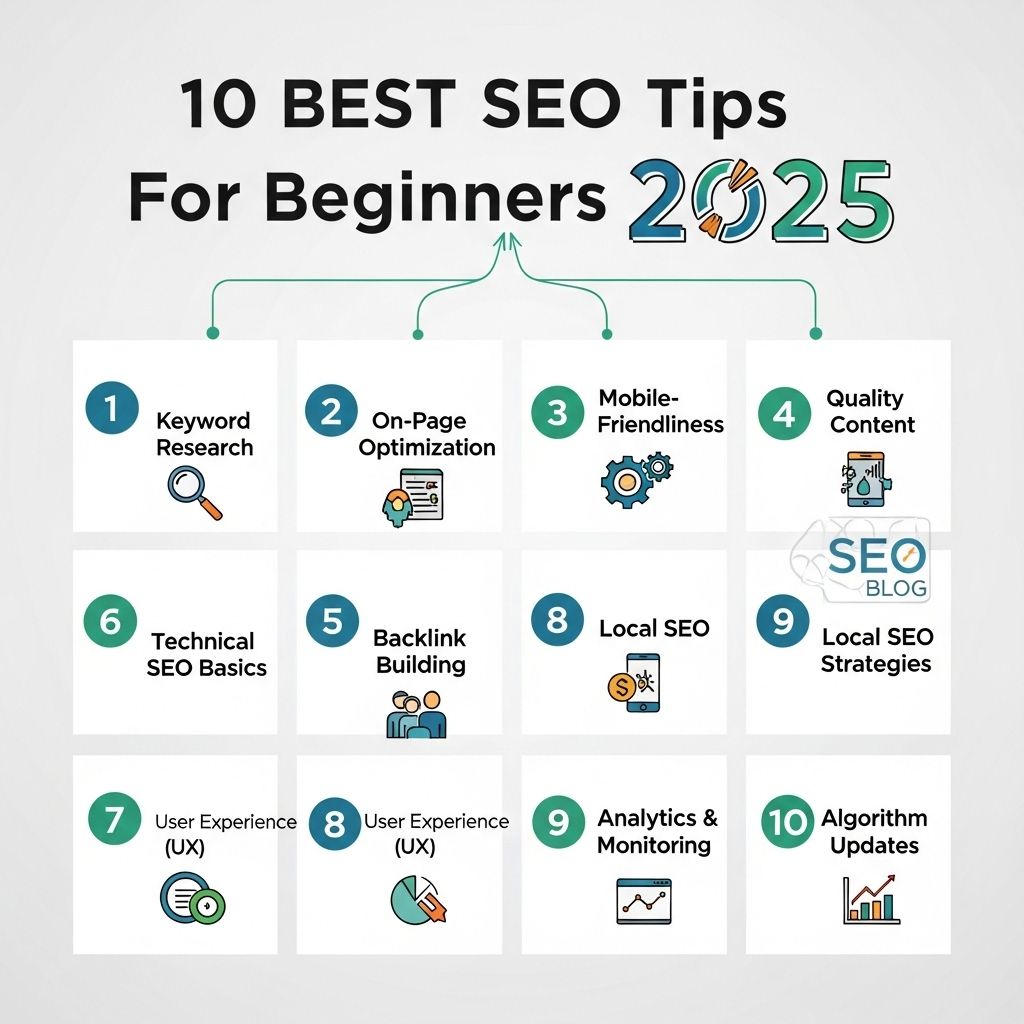 10 Essential SEO Tips For Beginners In 2025 | PSD Freebies Mockups