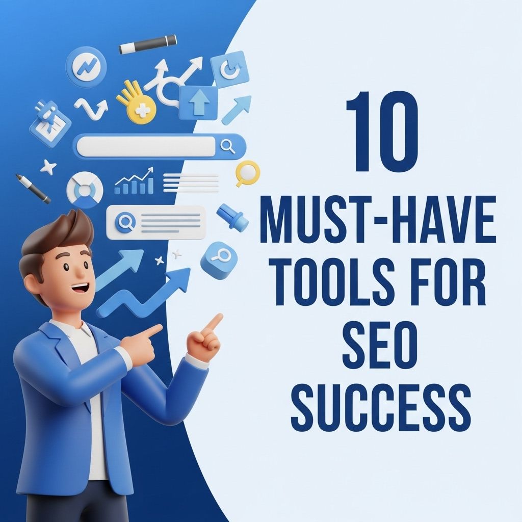 10 Essential Tools For SEO Success | PSD Freebies Mockups