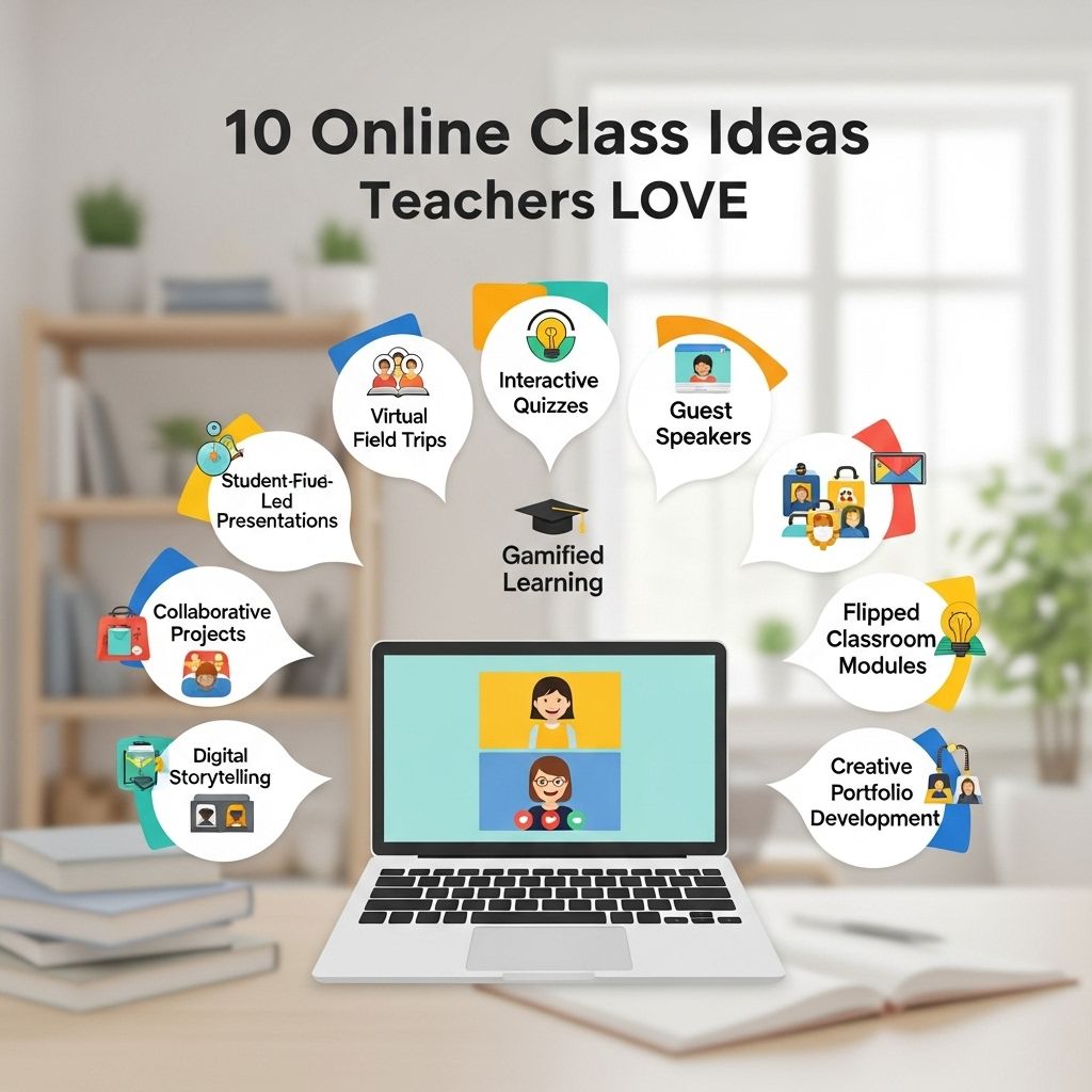10 Exciting Online Class Ideas Teachers Love | PSD Freebies Mockups