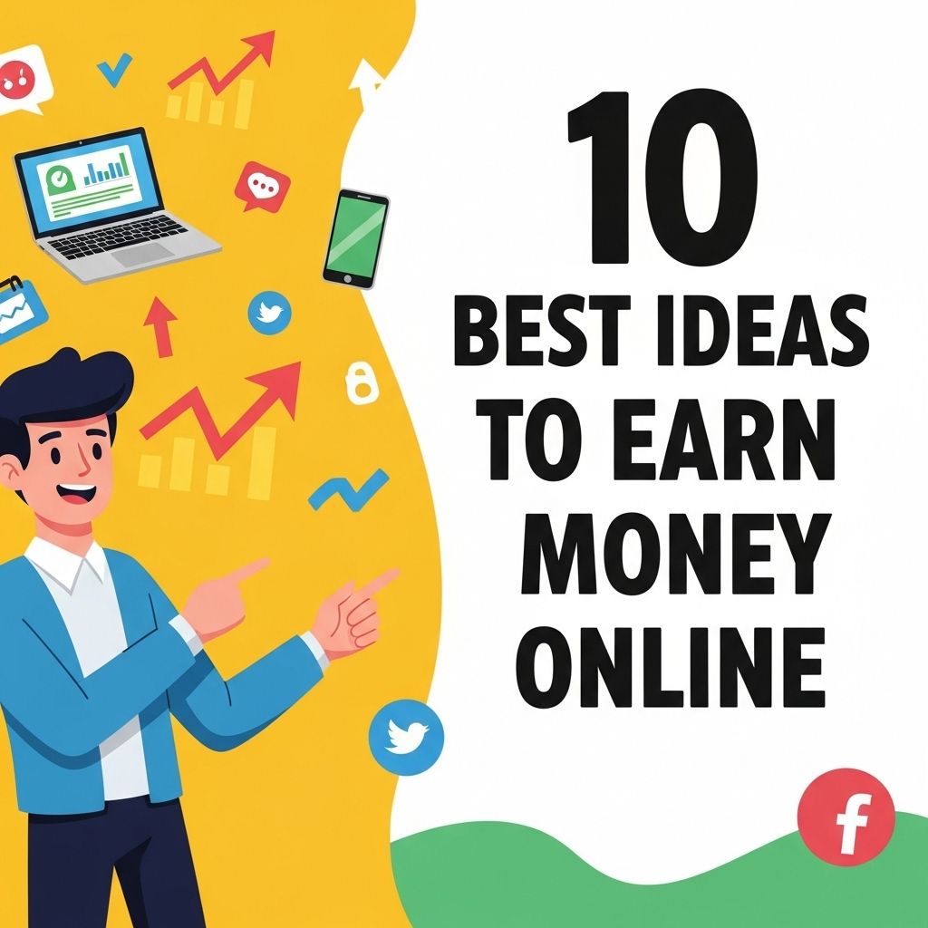 10 Creative Ways To Earn Money Online | PSD Freebies Mockups