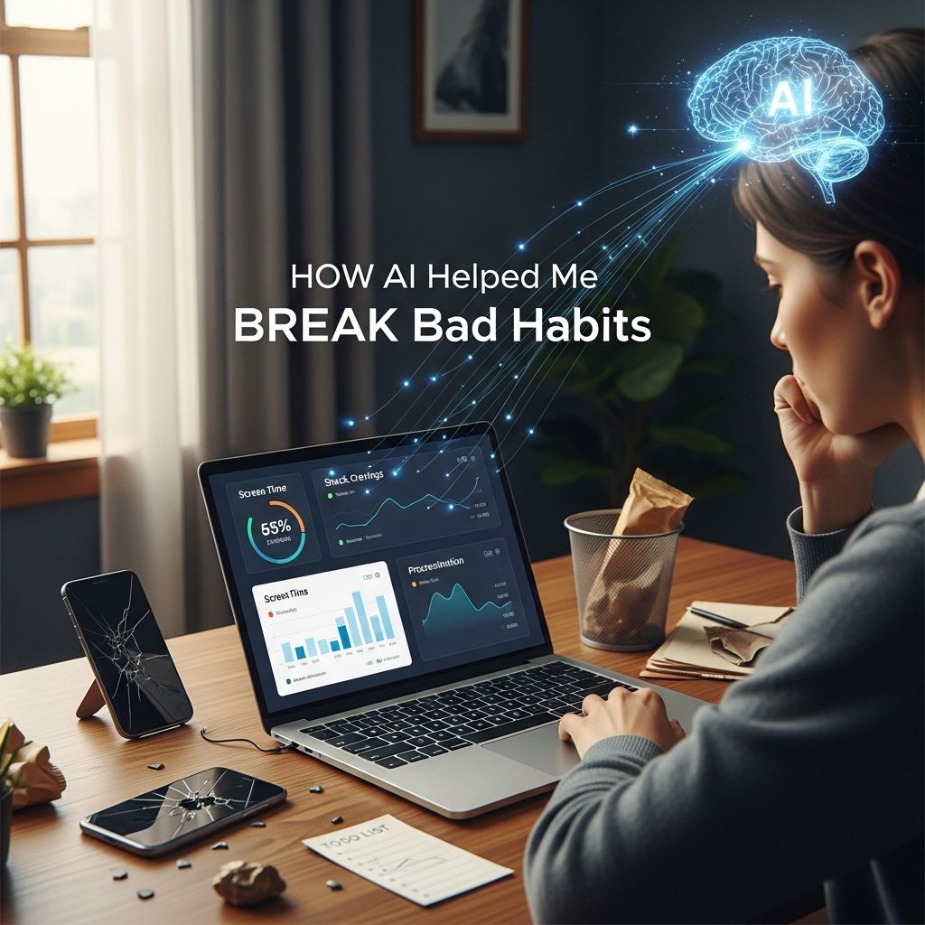 How AI Transformed My Bad Habits | PSD Freebies Mockups