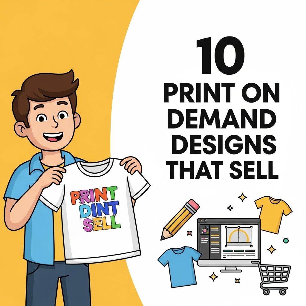 10 Best Selling Print On Demand Designs | PSD Freebies Mockups