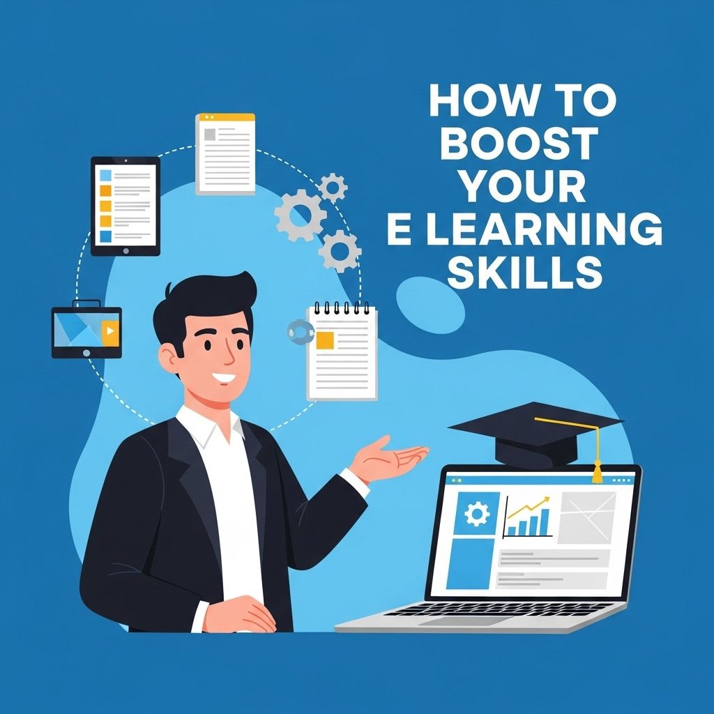 10 Proven Tips To Boost Your E-Learning Skills | PSD Freebies Mockups