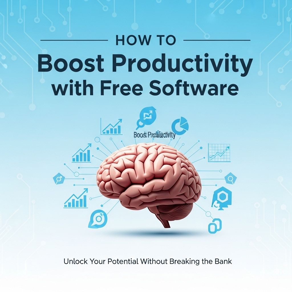 Boost Productivity With Top Free Software | PSD Freebies Mockups