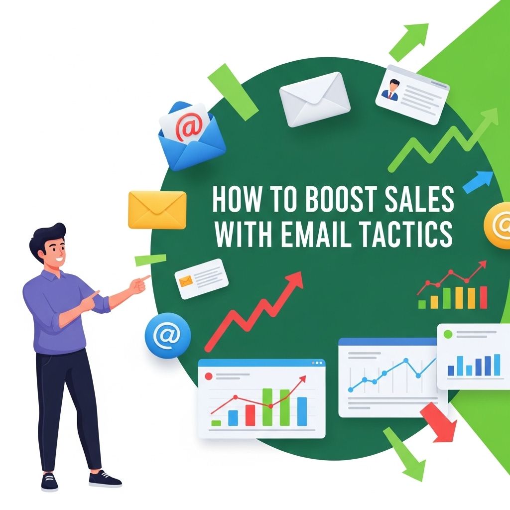 Boost Sales With Effective Email Tactics | PSD Freebies Mockups