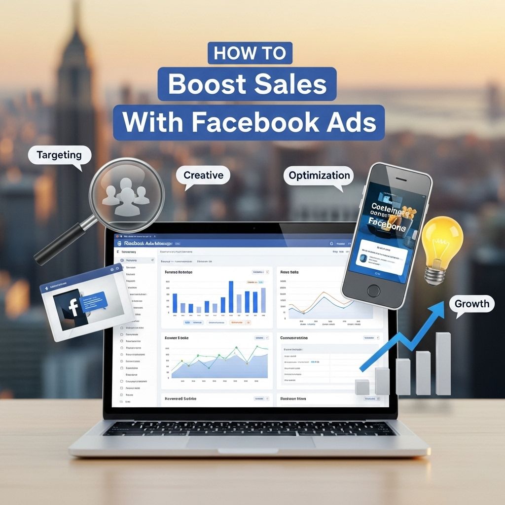 Boost Your Sales Effectively With Facebook Ads | PSD Freebies Mockups