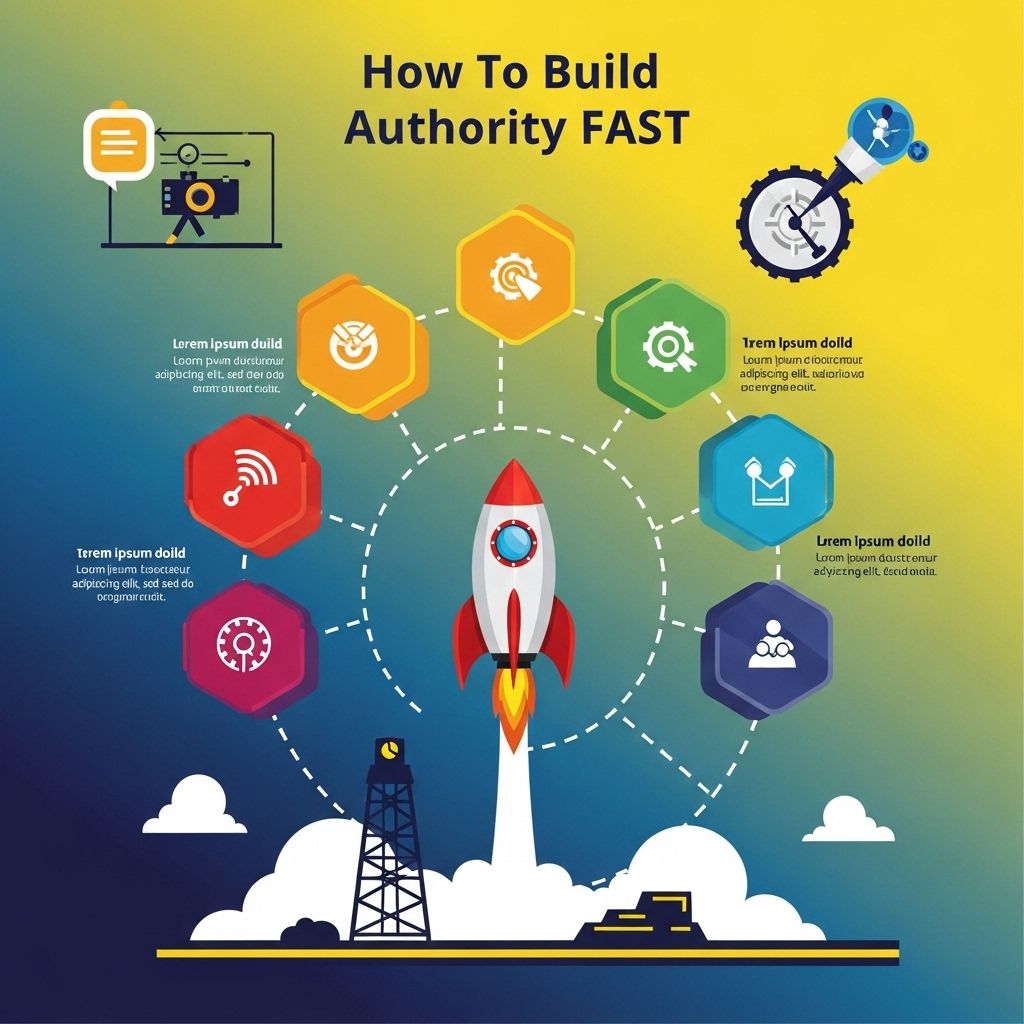 Quick Strategies To Build Authority Online | PSD Freebies Mockups