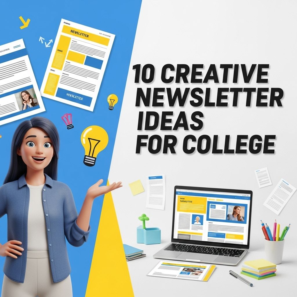 10 Creative Newsletter Ideas For College Engagement | PSD Freebies Mockups