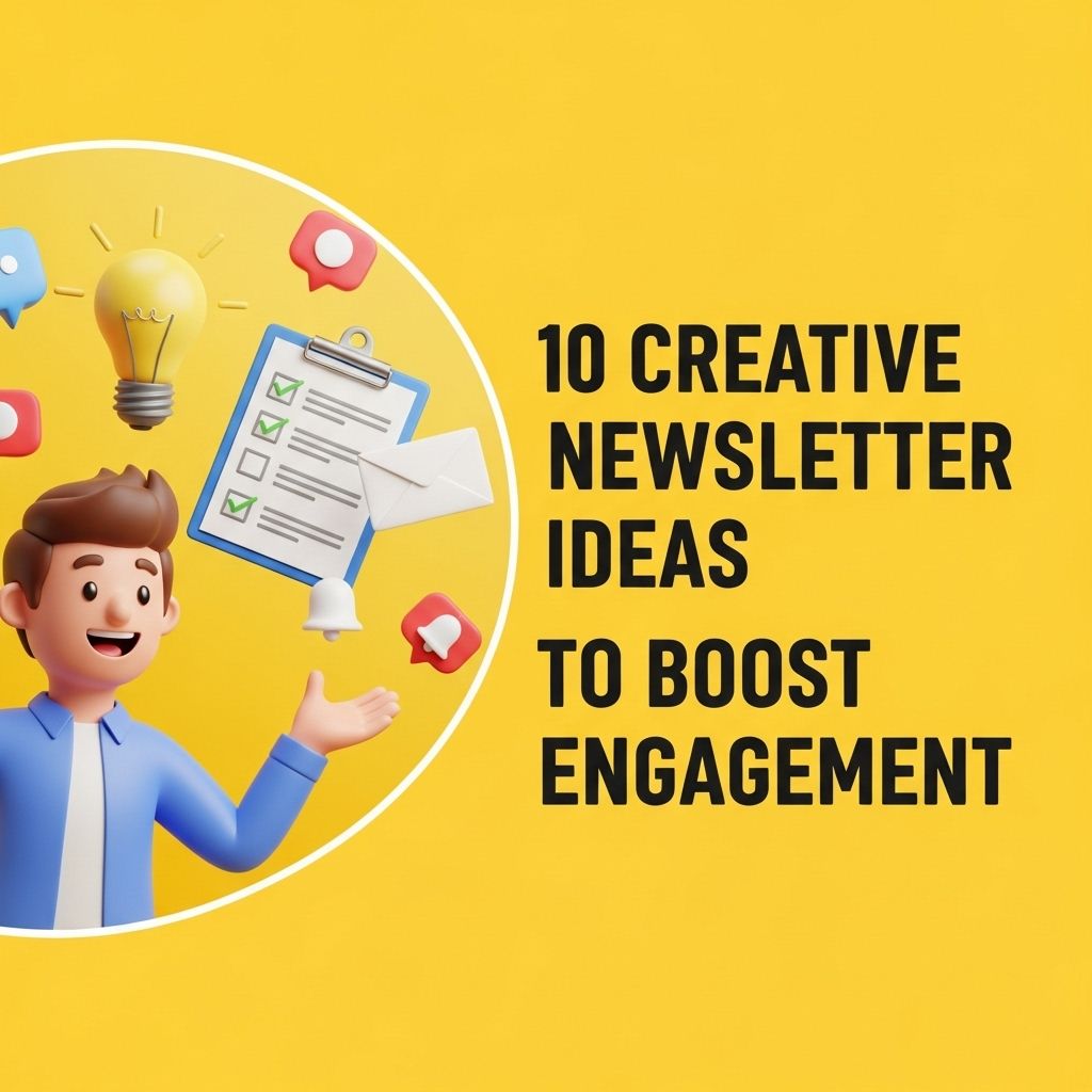 10 Creative Newsletter Ideas To Boost Engagement | PSD Freebies Mockups
