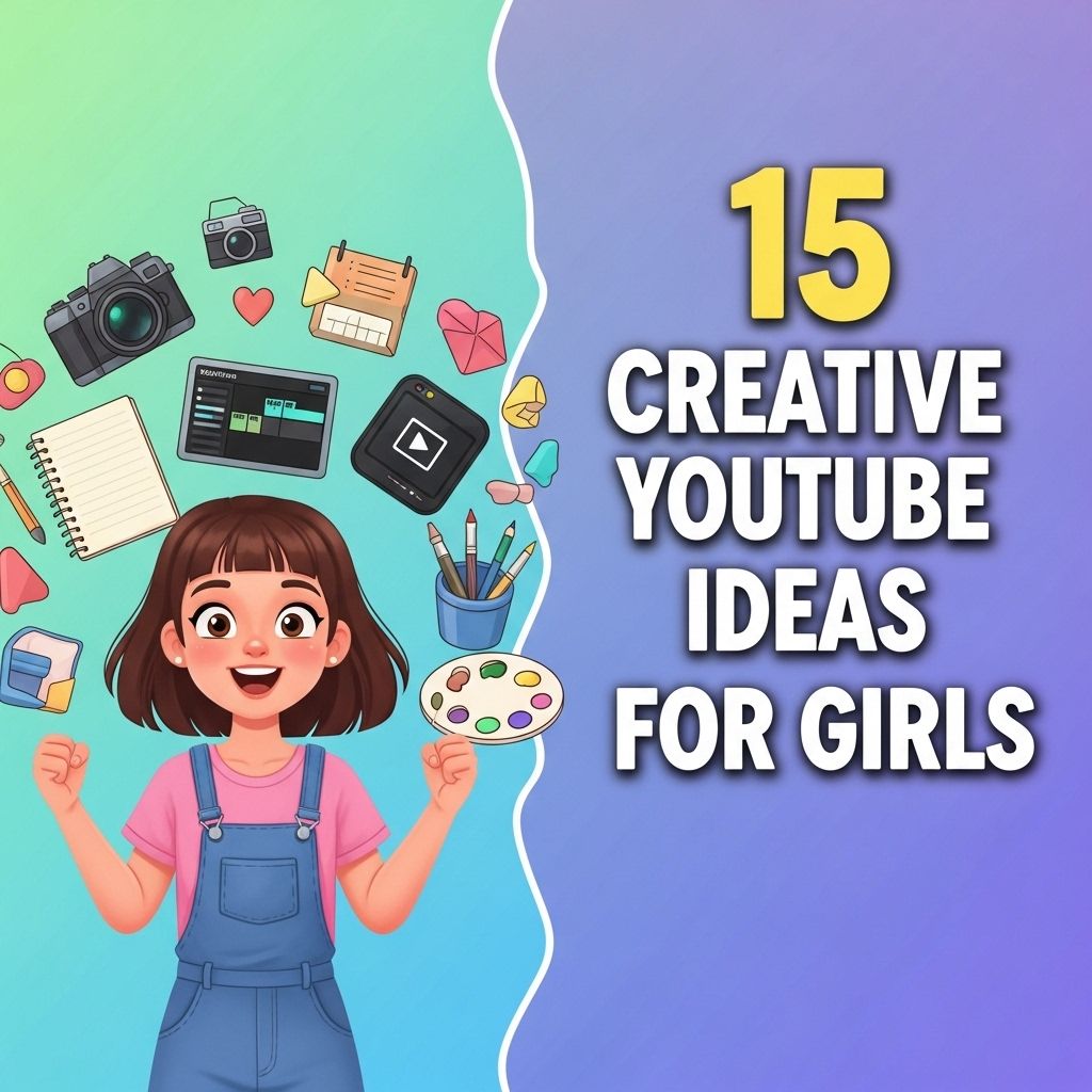 15 Creative YouTube Ideas For Girls | PSD Freebies Mockups