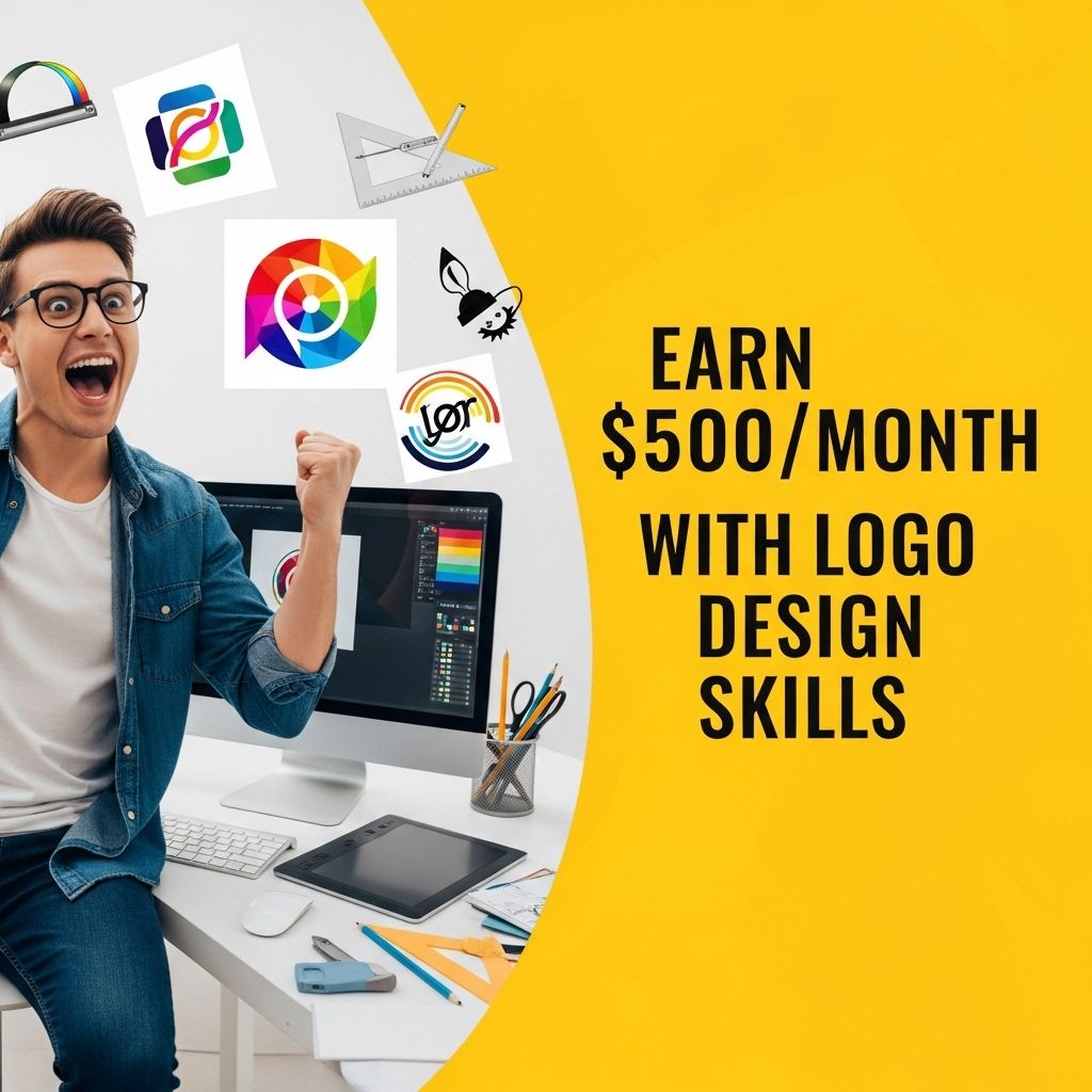 Earn $500/Month With Your Logo Design Skills | PSD Freebies Mockups