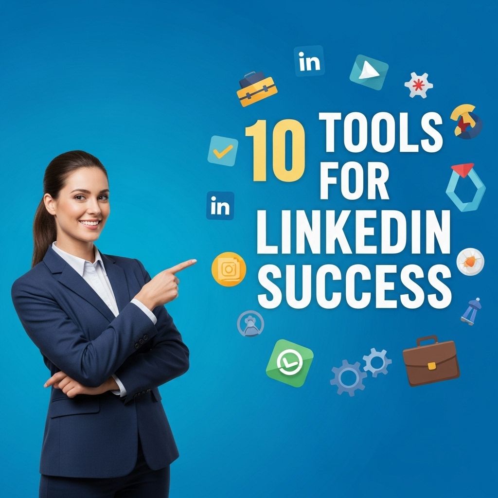 10 Essential Tools For LinkedIn Profile Success | PSD Freebies Mockups