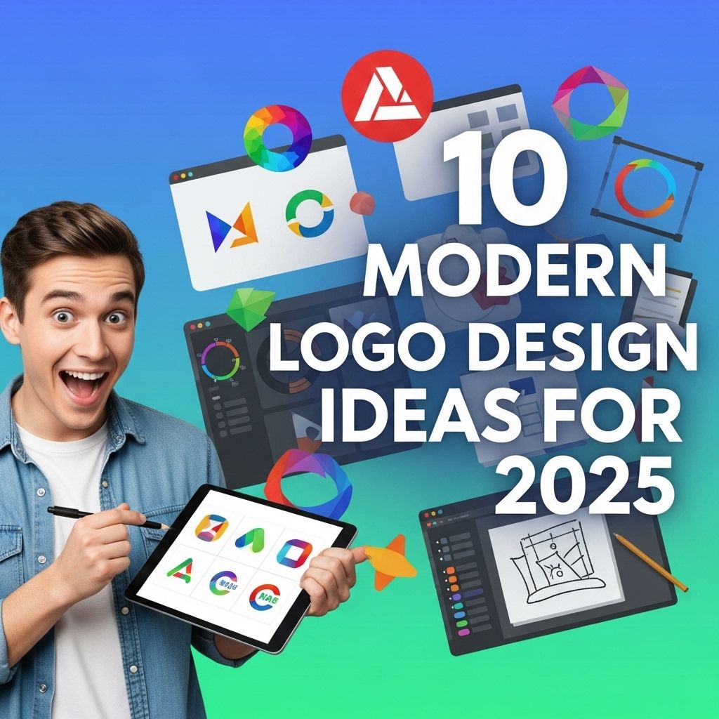 10 Modern Logo Design Ideas For 2025 | PSD Freebies Mockups