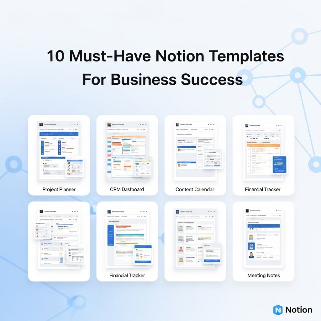 10 Essential Notion Templates For Business Success | PSD Freebies Mockups