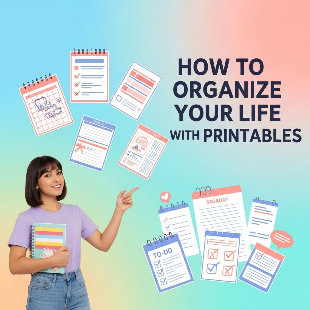 Organize Your Life With Printables: A Step-by-Step Guide | PSD Freebies ...