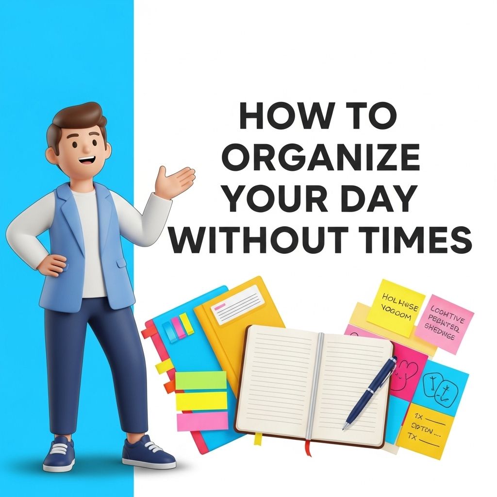 Master Your Day: Organize Without A Clock | PSD Freebies Mockups