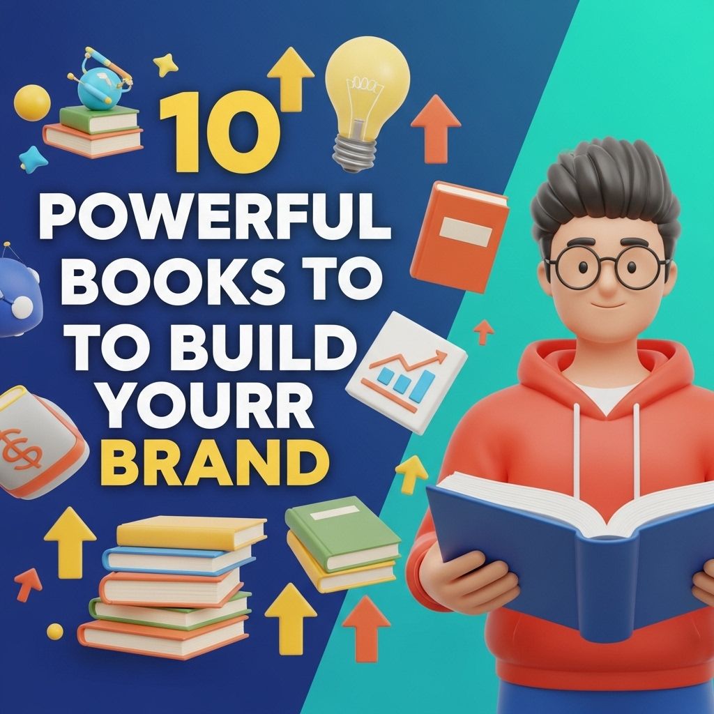 10 Powerful Books To Build Your Brand | PSD Freebies Mockups